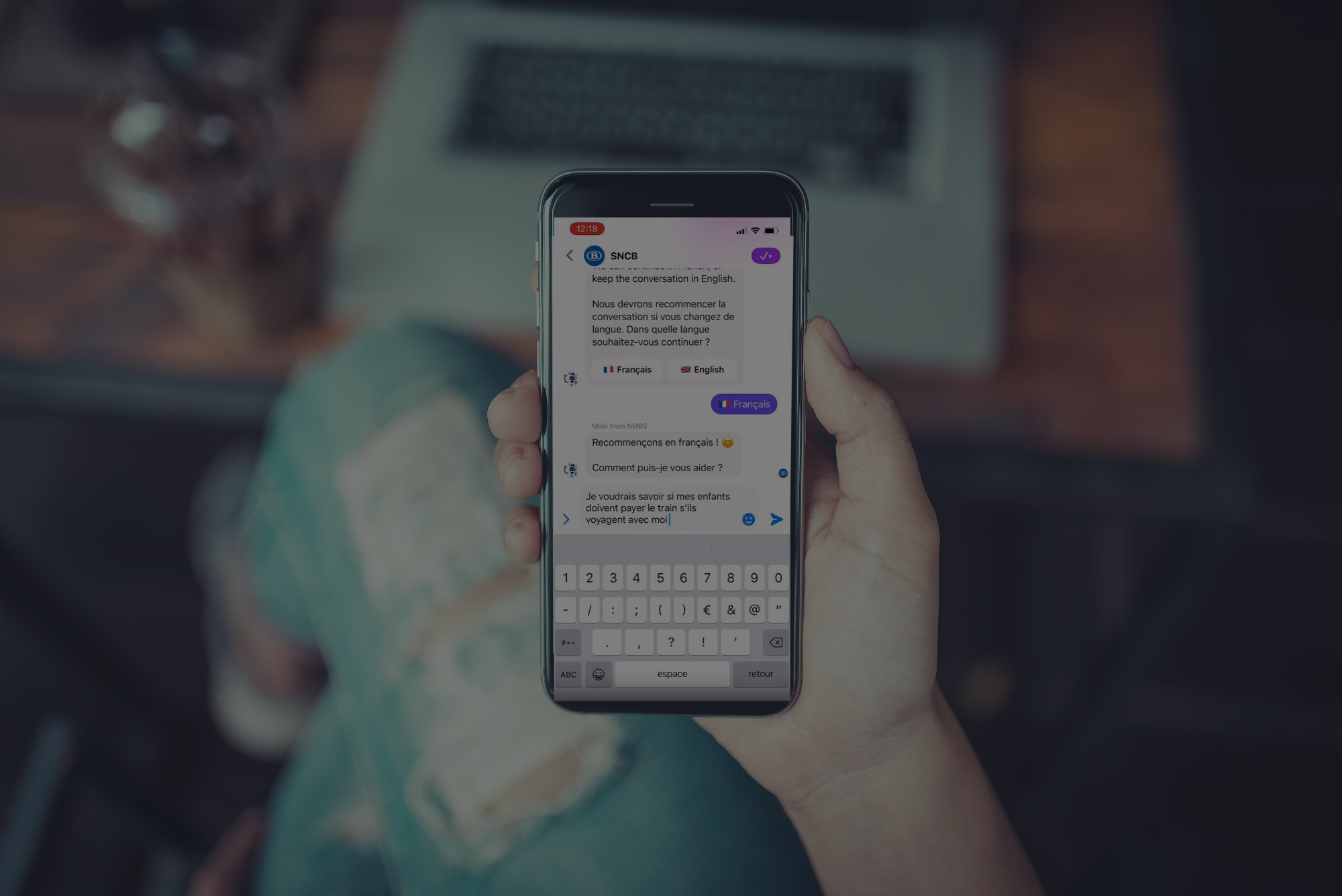 Treininformatie vragen aan Chatbot Mobi - YPTO